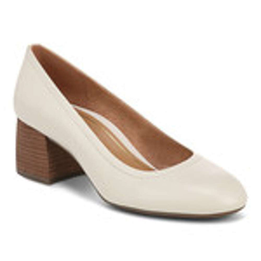 Carmel Heel - Cream – Vionic Shoes