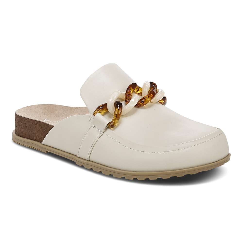 Georgie Mule - Cream – Vionic Shoes